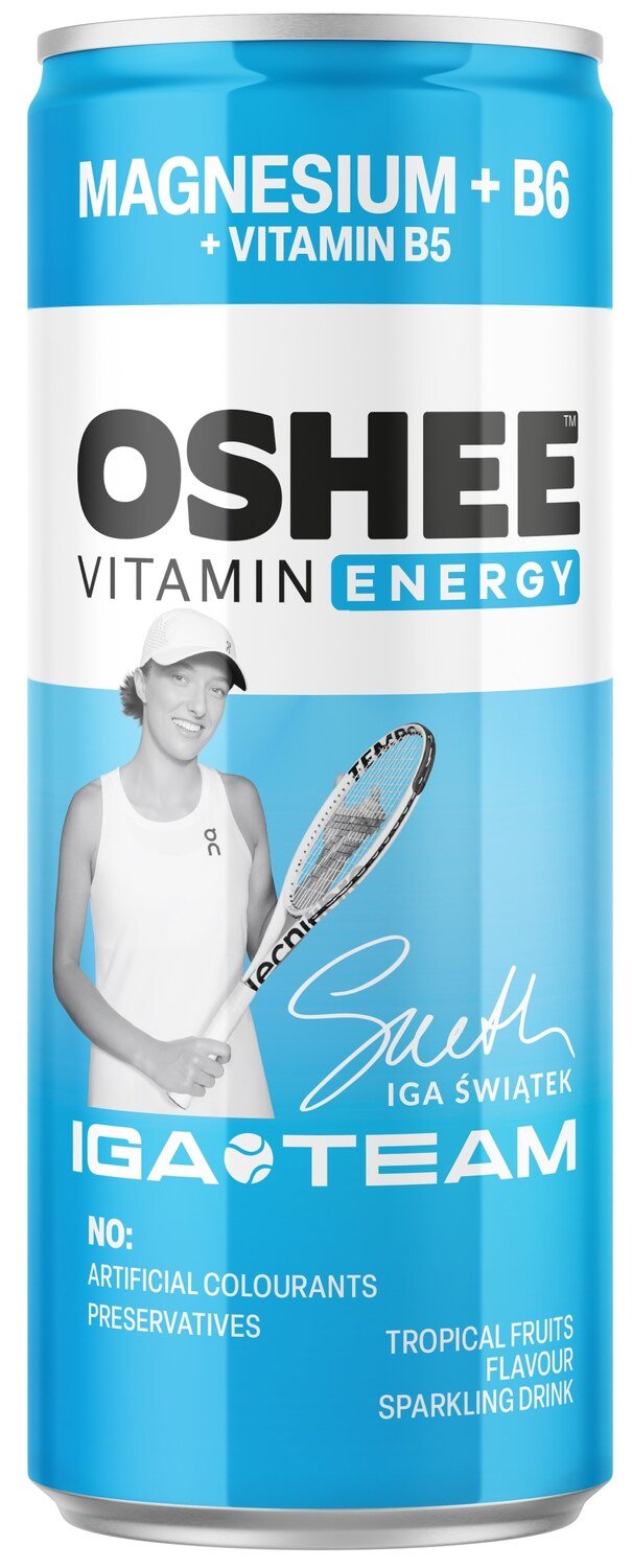 Oshee Vitamin Energy Magnesium + B6 + B5 Iga Team 0,25L • 1day.sk