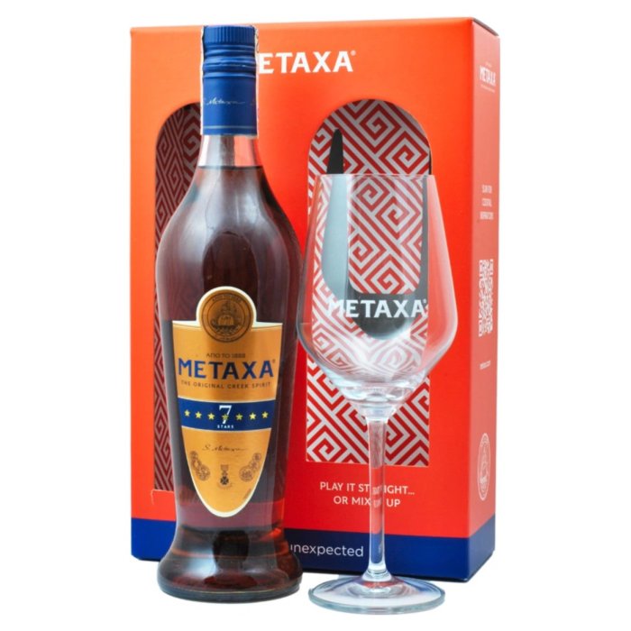 Metaxa 7* The Original Greek Spirit 40% 0,7L + pohár • 1day.sk
